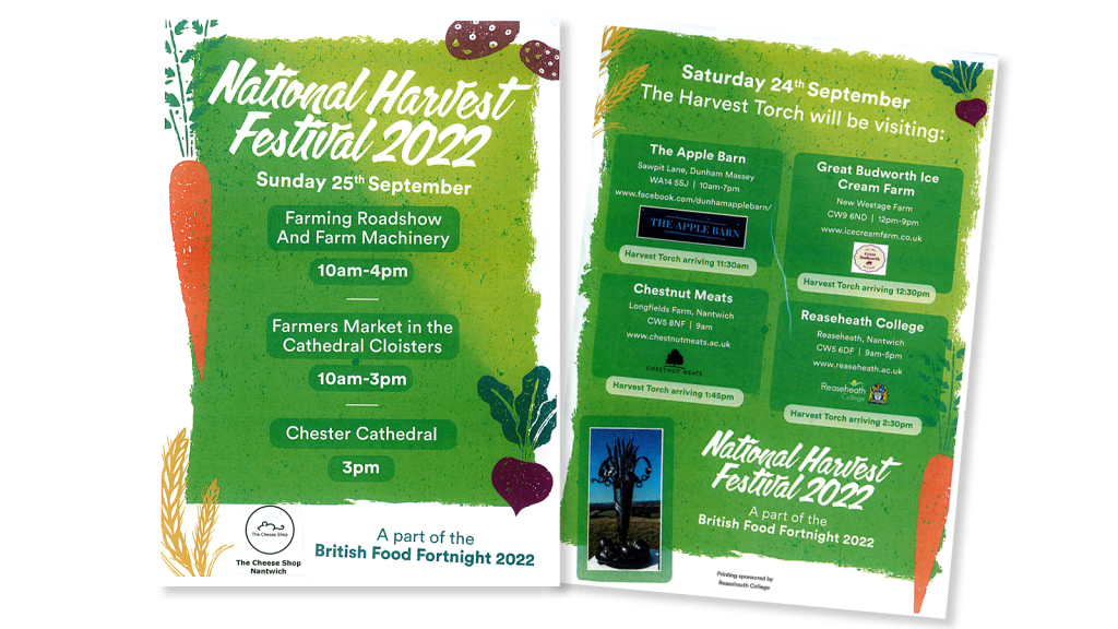 Harvest Torch to Tour Cheshire – Royal Cheshire Show